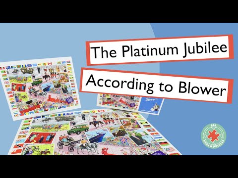 The Queen's Platinum Jubilee 2022 According to Blower Jigsaw Puzzle ...